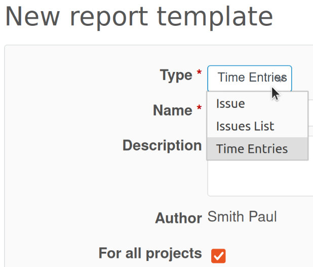 Time Entries Report | RedmineUP Help | Reporter plugin documentation