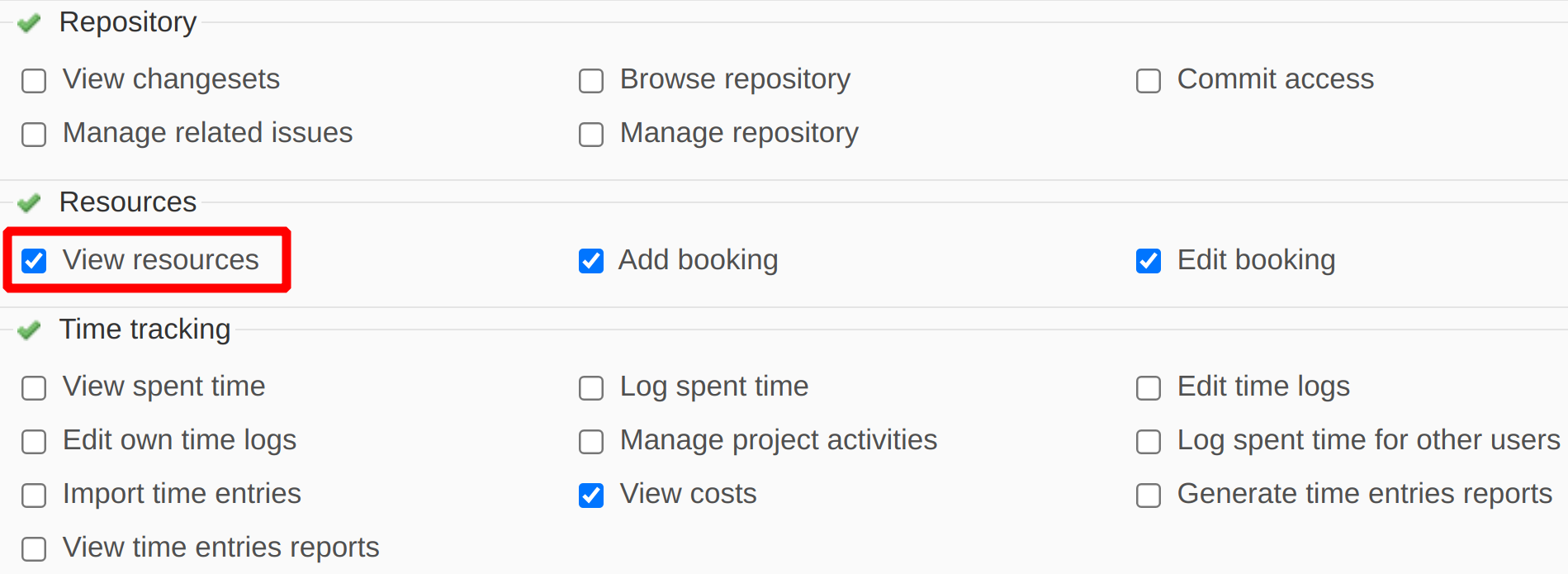Bookings are not appearing for non-admin users troubleshooting guide | RedmineUP Help ...