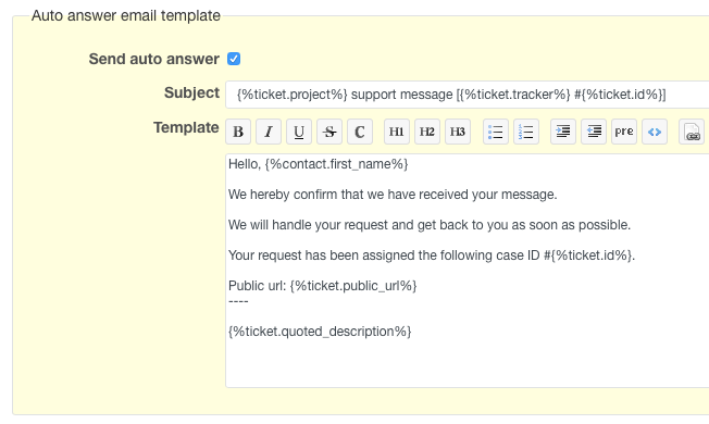 Macros | RedmineUP Help | Helpdesk plugin documentation