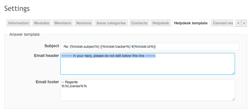 How to truncate previous quoted replies in message body? | Helpdesk plugin documentation