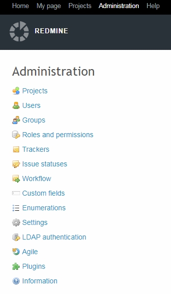 Redmine Administration page | Redmine Help & Support
