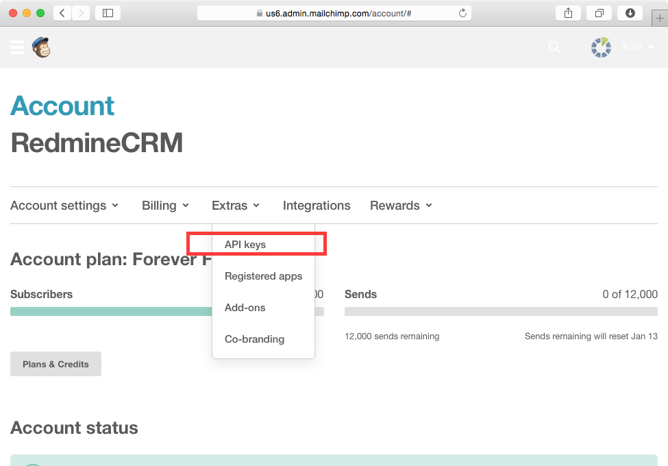 Mailchimp integration | Integrations