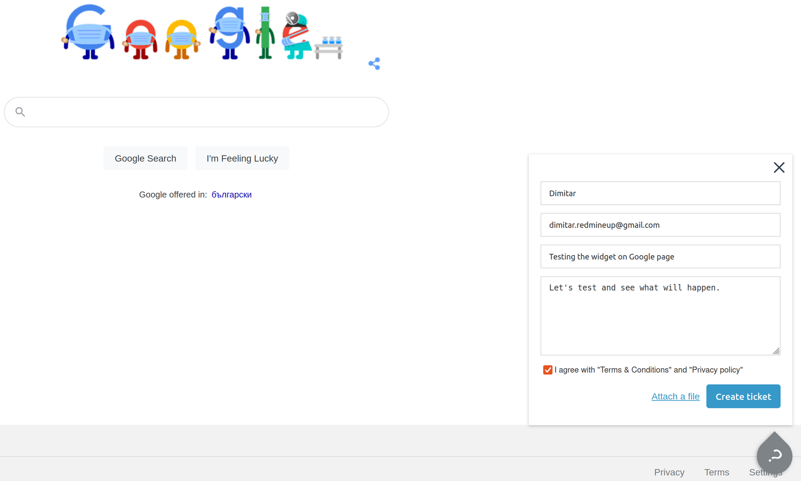 Helpdesk Widget setup on any website | RedmineUP Help | Helpdesk plugin documentation