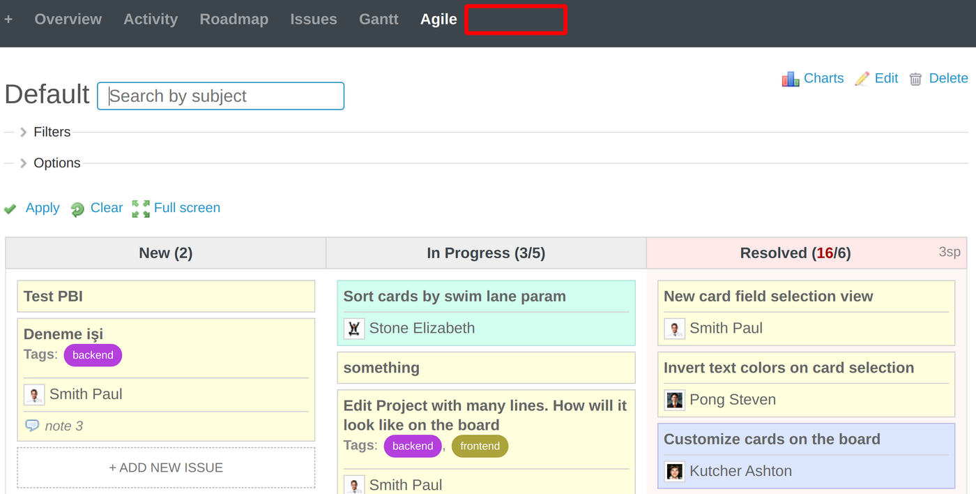 Access management | RedmineUP Help | Agile plugin documentation
