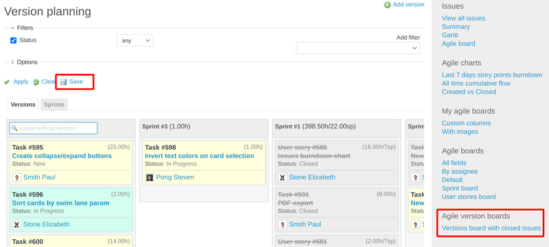 Setting up your first board | Agile plugin documentation