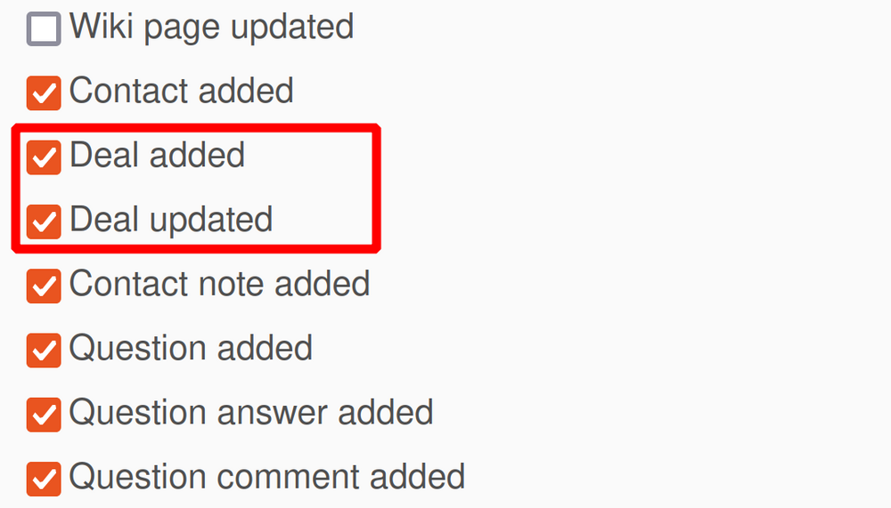 Notifications | CRM plugin documentation