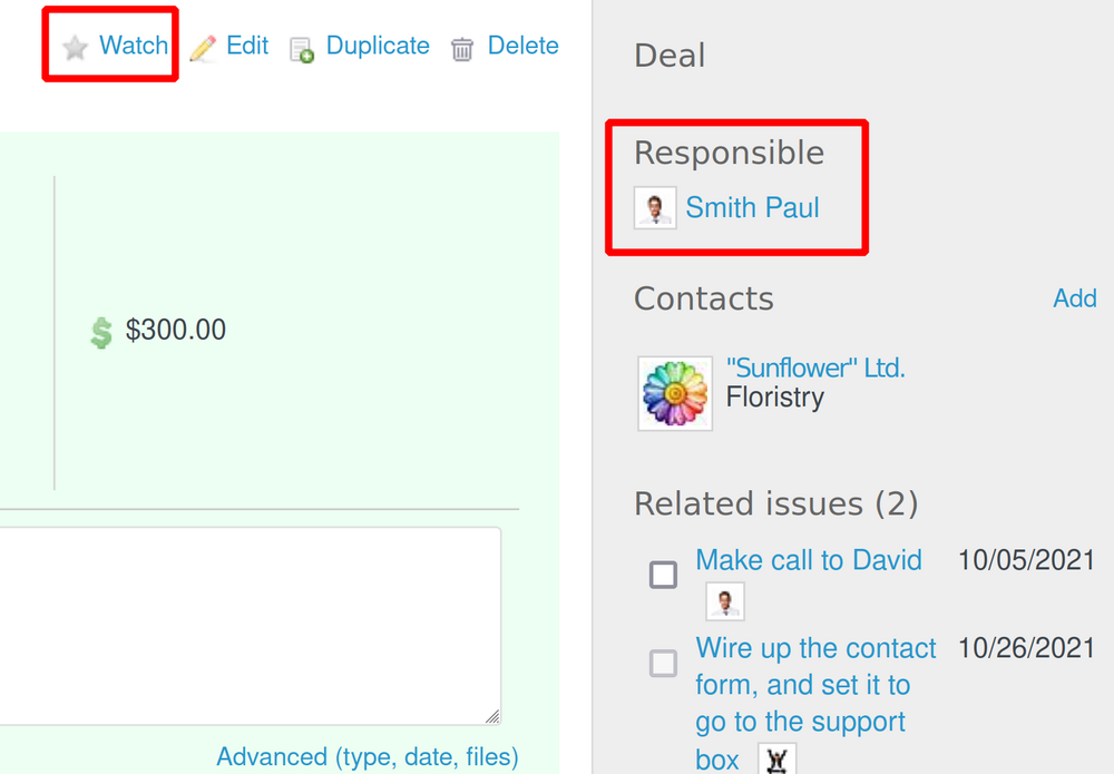 Notifications | CRM plugin documentation