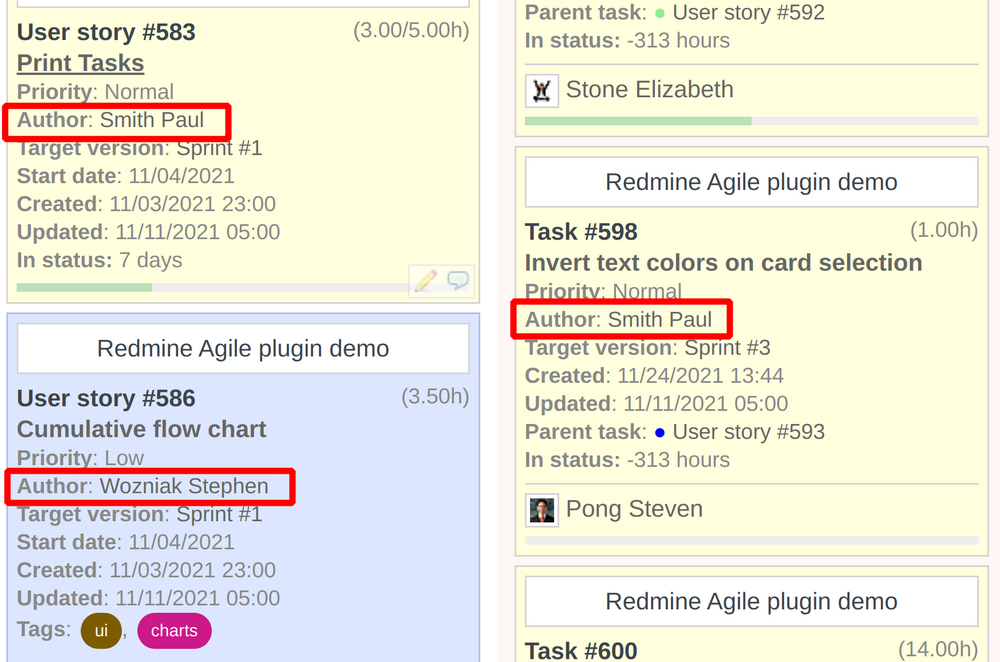 Card Fields | Agile plugin documentation