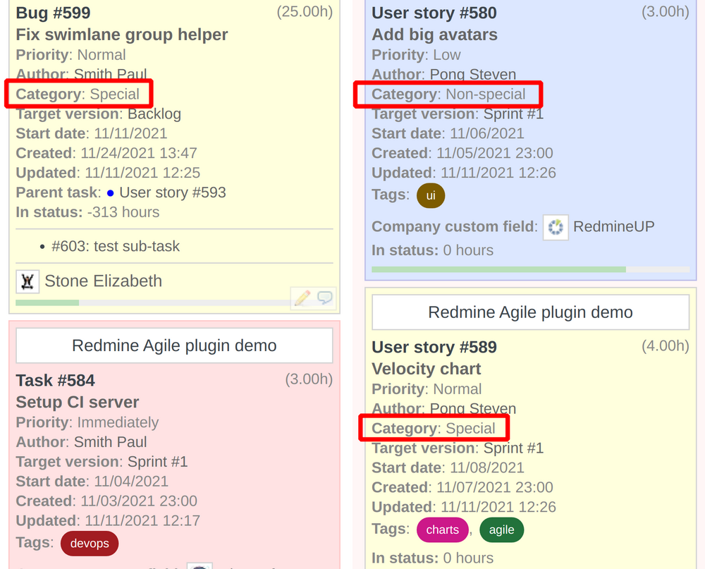Card Fields | Agile plugin documentation