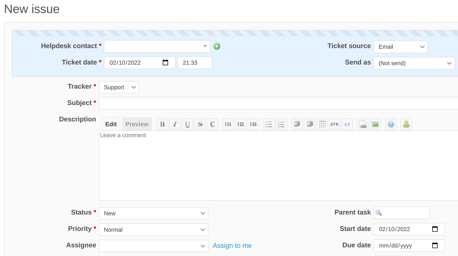 Three ways of creating Helpdesk tickets | Helpdesk plugin documentation