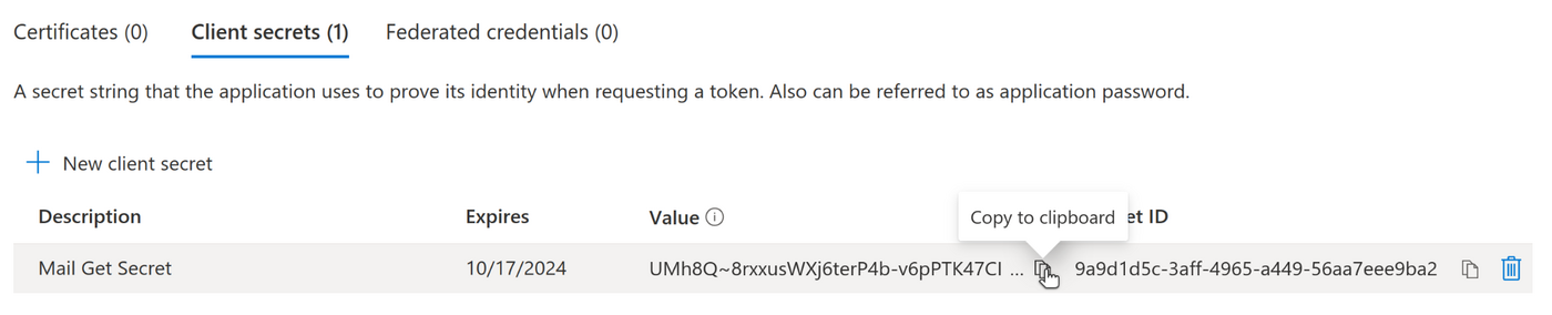 Setting up OAuth Microsoft Outlook | Helpdesk plugin documentation