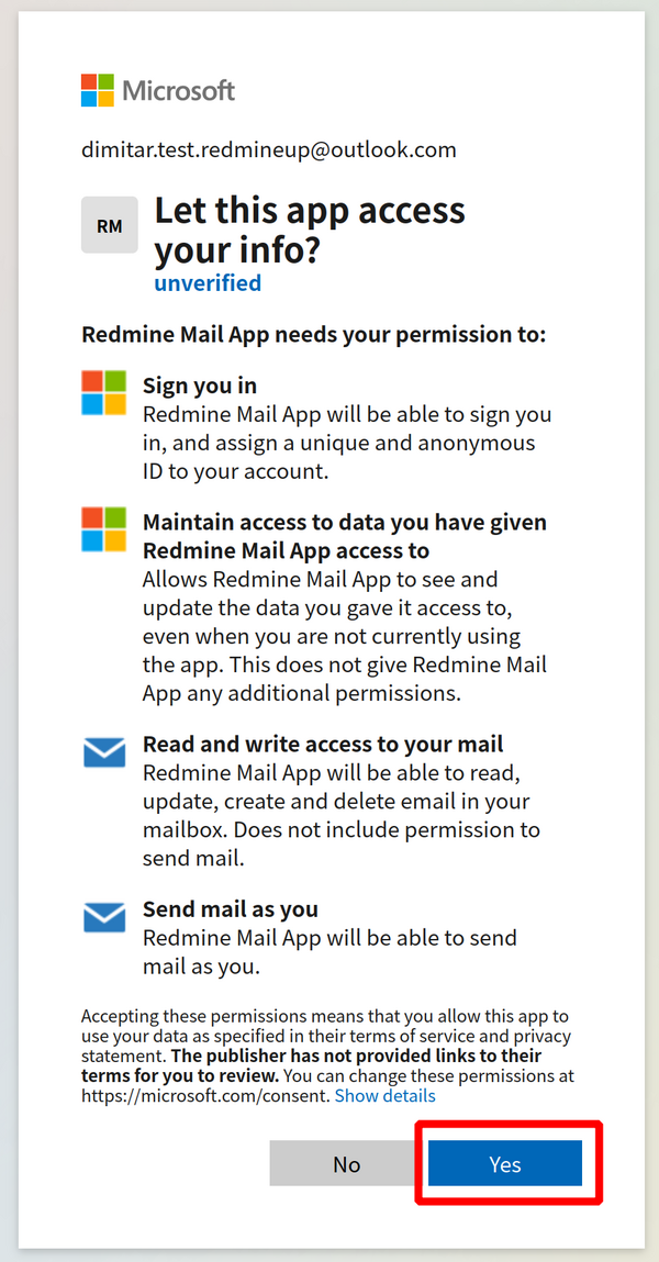 Setting up OAuth Microsoft Outlook | Helpdesk plugin documentation