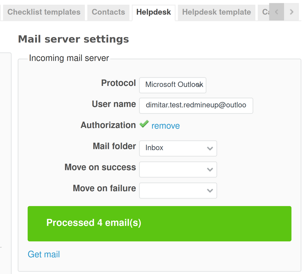 Setting up OAuth Microsoft Outlook | Helpdesk plugin documentation