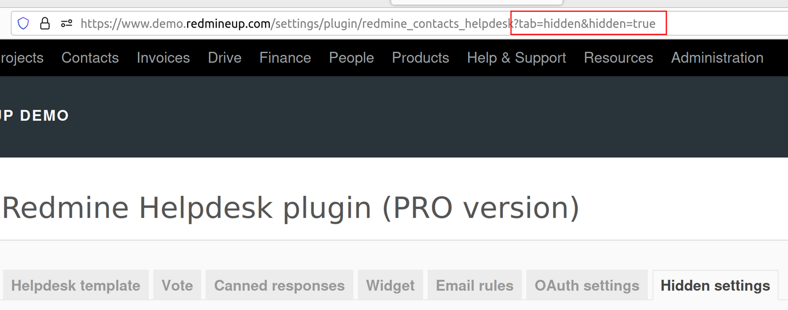 An arrticle that will teach you where to unlock the hidden settings of the Helpdesk plugin ...