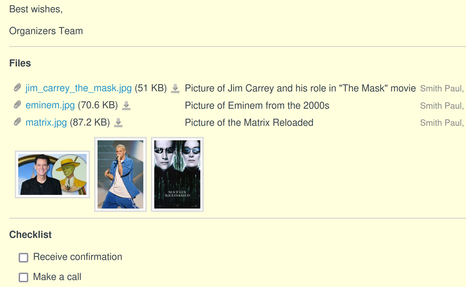 How to print a list of files attached to an Issue and their descriptions? | Reporter plugin ...
