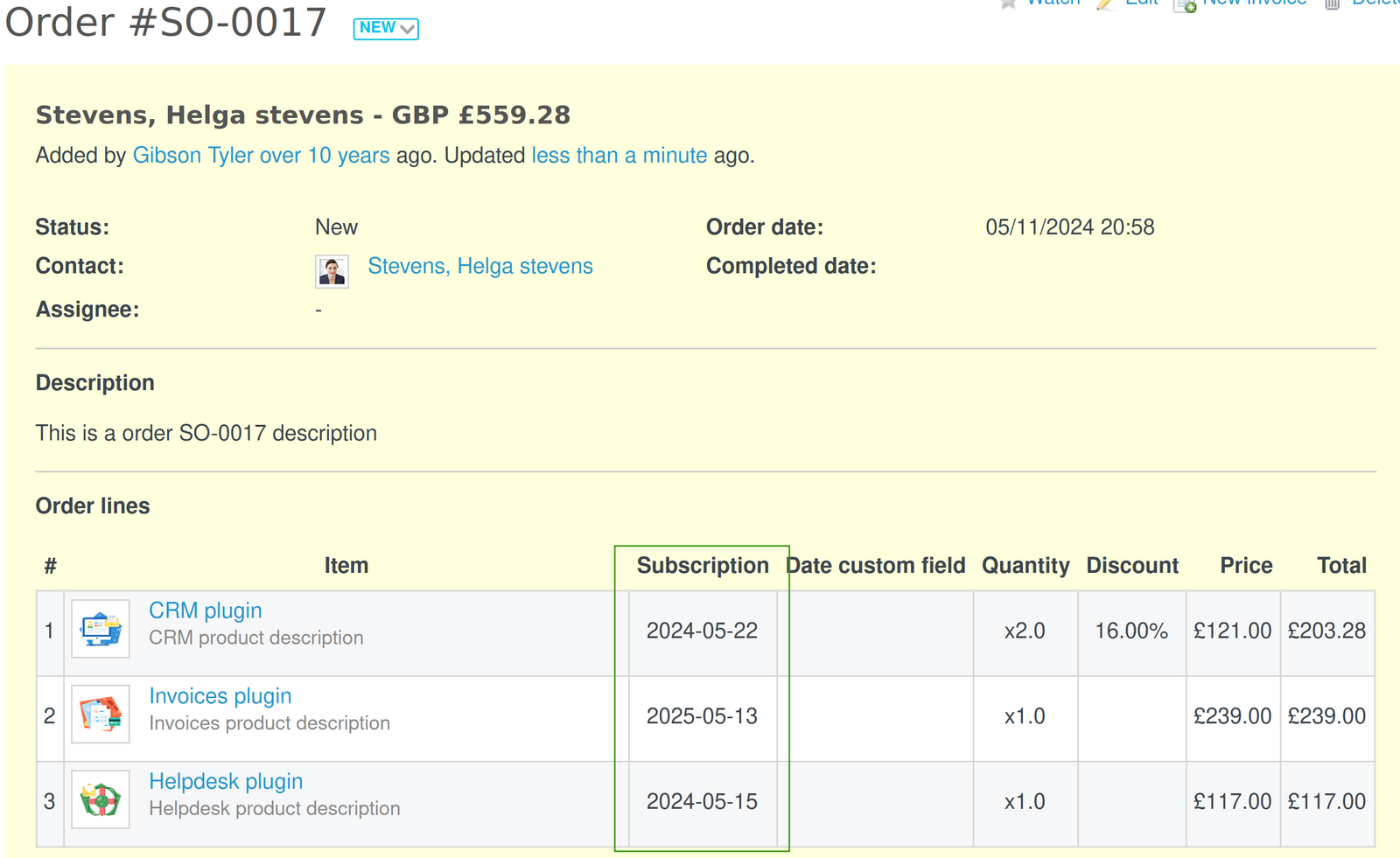 How the "subscriptions" feature works? | RedmineUP Help | Products plugin documentation
