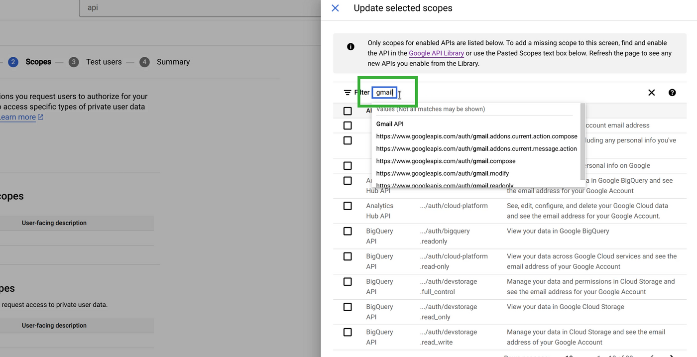 Gmail OAuth Configuration | Helpdesk plugin documentation