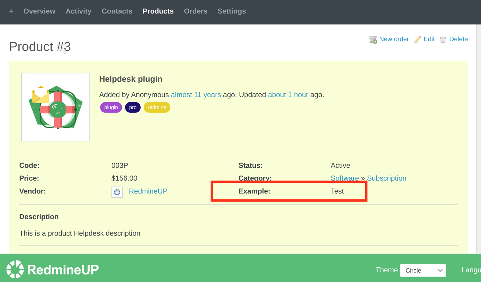 How to print product elements (invoice lines) on the invoice template? | Invoices plugin ...