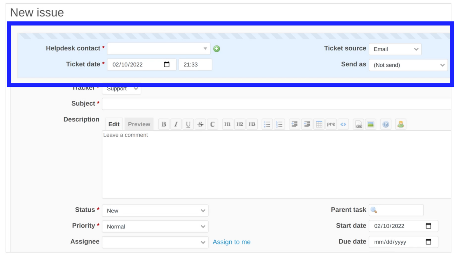 Three ways of creating Helpdesk tickets | Helpdesk plugin documentation