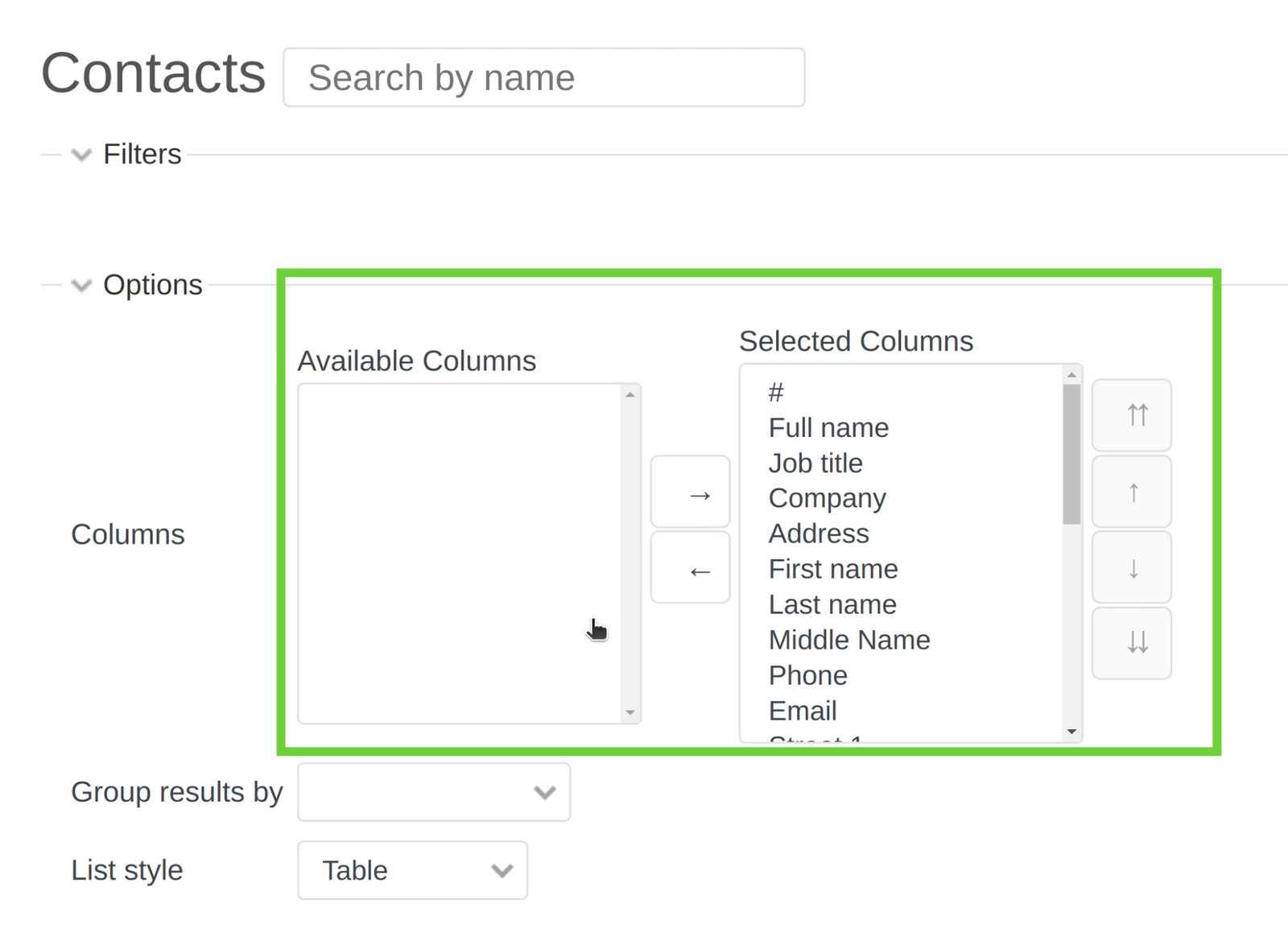 How to solve the problem of only limited number of columns that are available when CSV contacts ...
