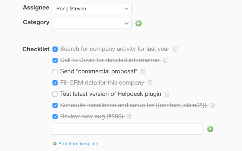 Redmine Checklists plugin from RedmineUP