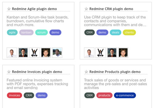 Redmine Favorite Projects plugin from RedmineUP