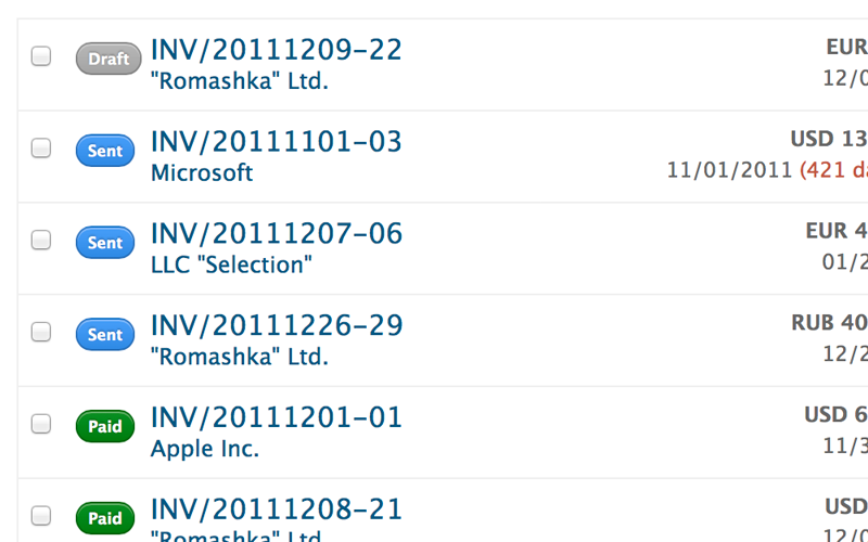 Redmine Invoices Plugin - Online Billing System for Redmine