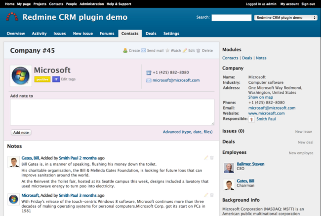 Redmine Highrise Theme