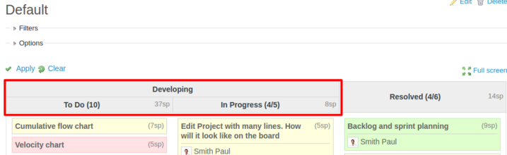Customizing your board | Agile plugin documentation