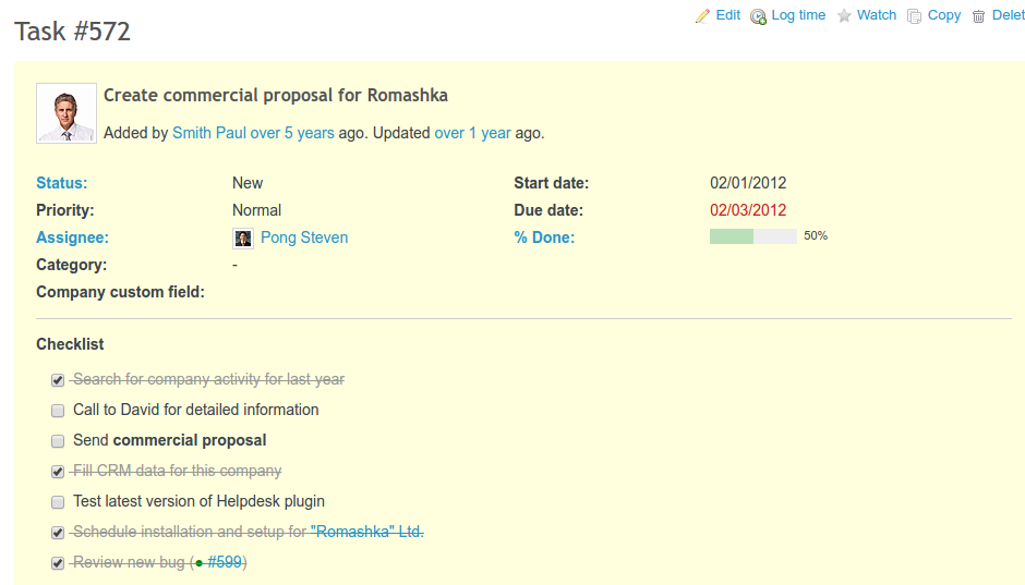 Add checklist items | Checklists plugin documentation