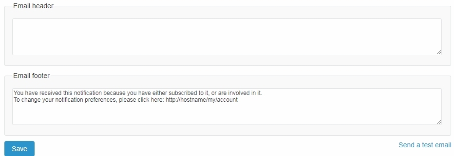 Setting Email notifications in Redmine | Redmine Help & Support