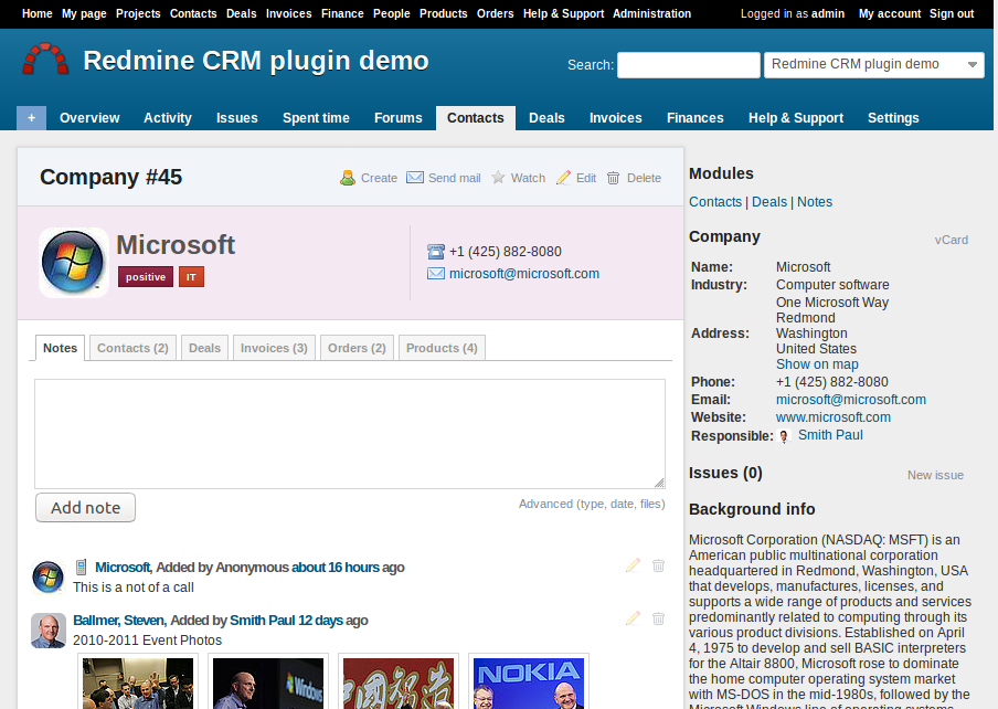 Redmine Highrise Theme