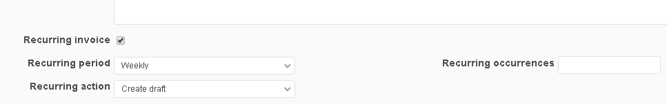 Recurring invoices | RedmineUP Help | Invoices plugin documentation