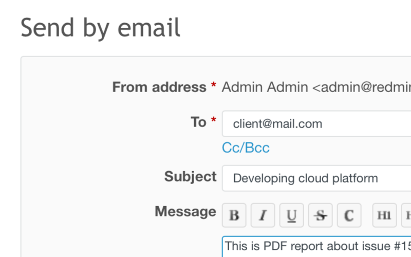 Export Redmine Issues to PDF Reports | RedmineUP Reporter Plugin